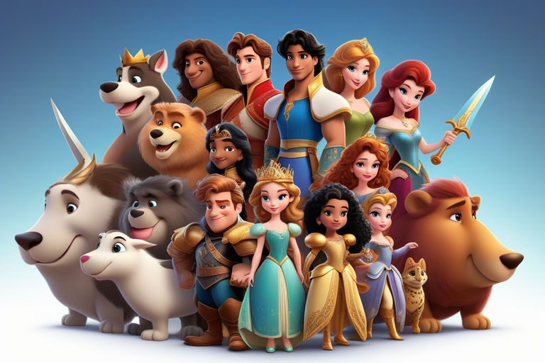 Cartoon characters by 709394 tpc - Playground