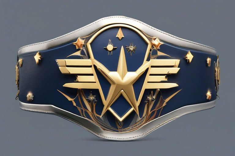 Title belt emblems with a stylized "V" for Vanguard encompas... by ...