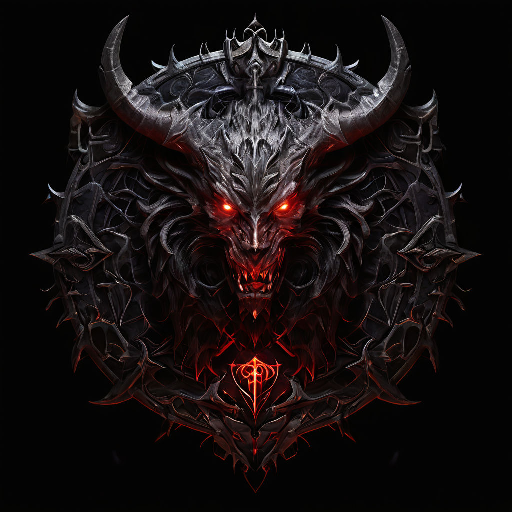 A coat of arms of a demon lord of deception and power by George May ...