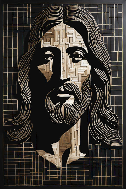 {Detailed religious portrait of Jesus Christ by Crescent1967 - Playground