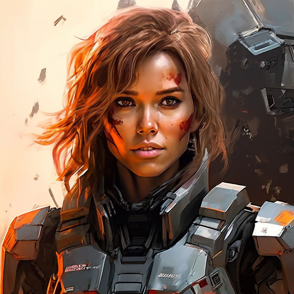 A movie poster for a BattleTech style mech pilot by Shawn Wykoff ...