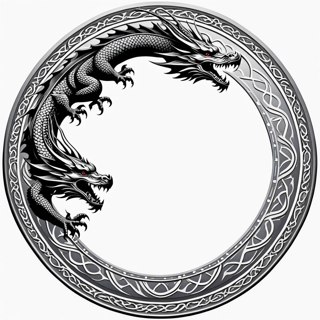 Dragon border by Gr AXO - Playground