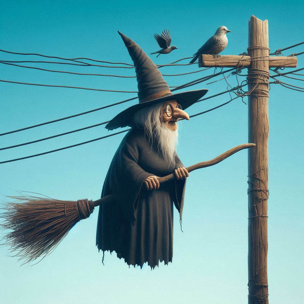 A bizarre digital grotesque caricature but realistic illustr... by ...