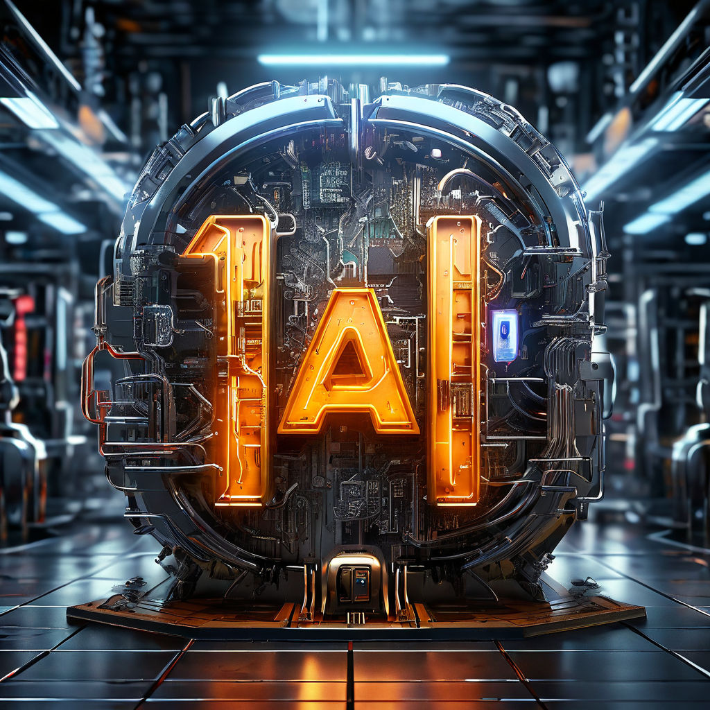 "AI the word is written in large letters and letters in the... by Kevin ...
