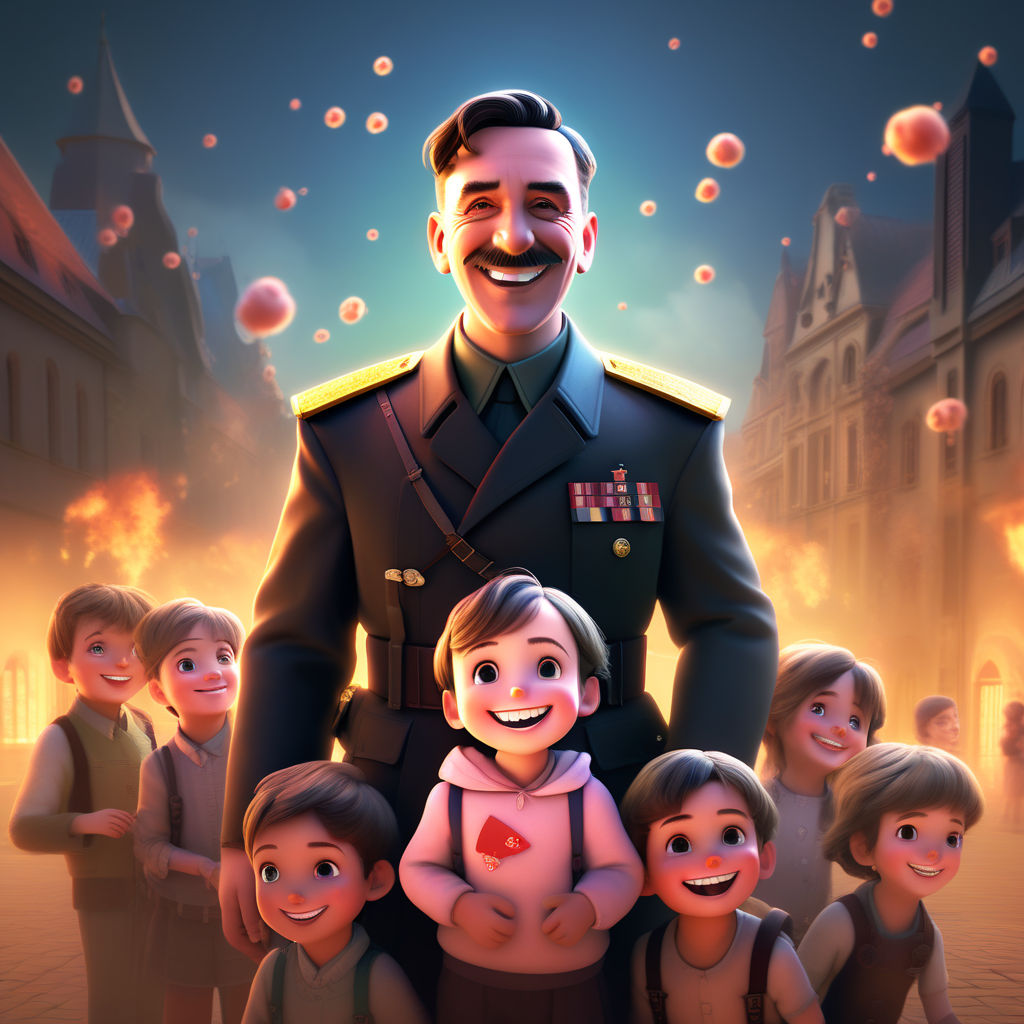 Adolf Hitler smiling by Ahmad zzstu Mustafa - Playground