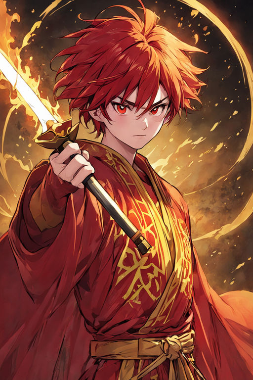 Battle shonen manga character design by Oleg Alexeyev - Playground