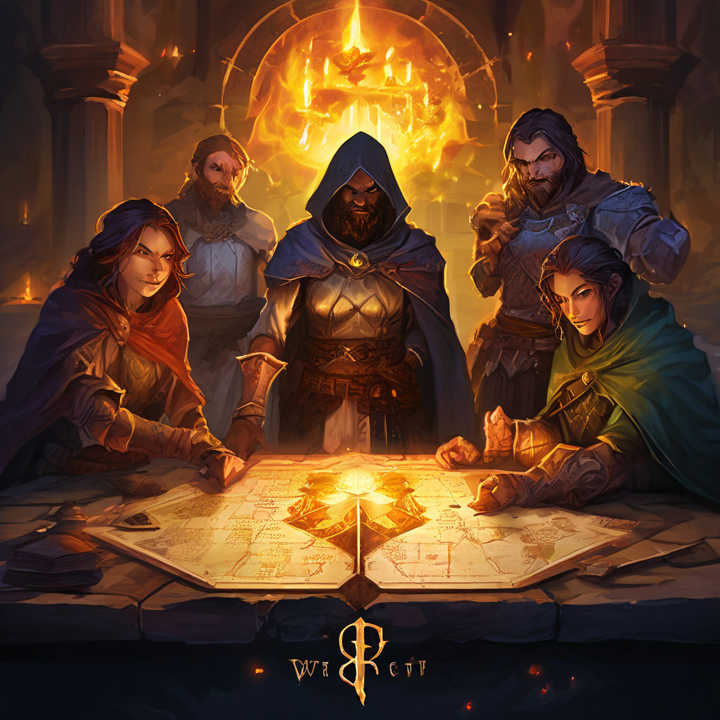 Tabletop RPG-themed cover art for a WhatsApp group by Mateuslapa ...