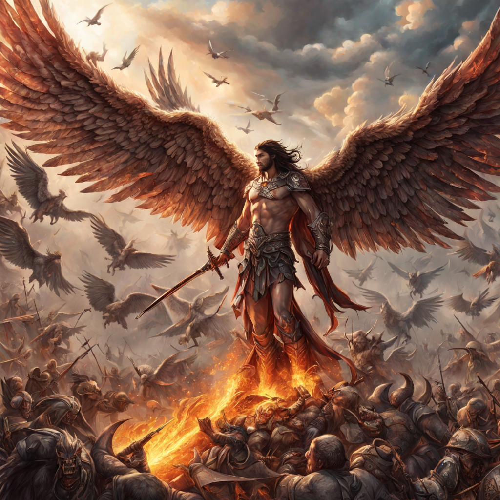 Demons angel war in heaven from the bible by Jimmy V - Playground