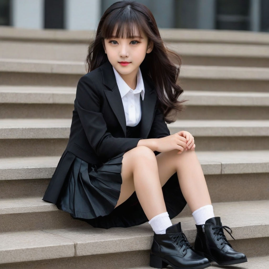 A fifth grade girl by AX TV - Playground