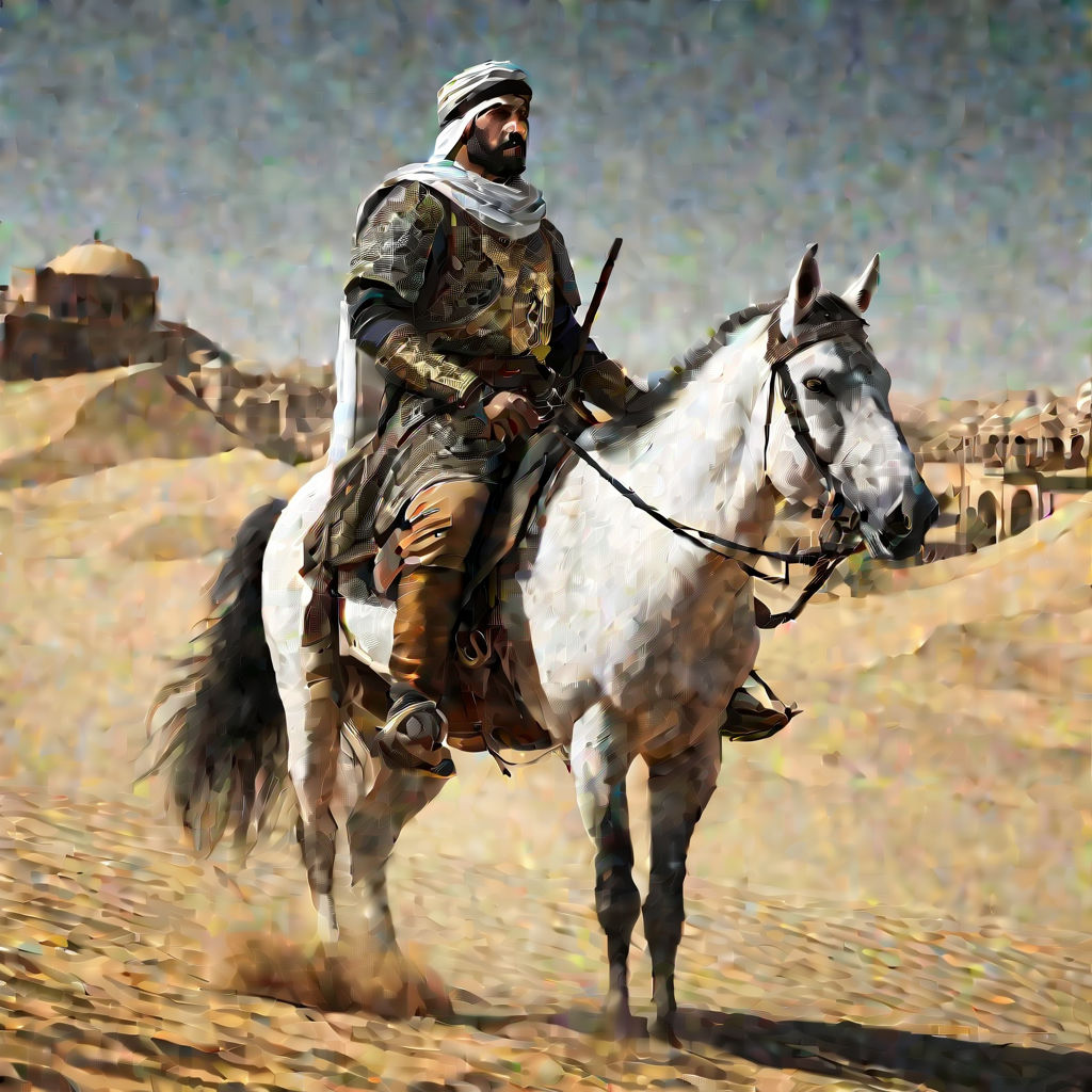 Muslim General Khalid ibn al-Walid by Raees Azimi - Playground