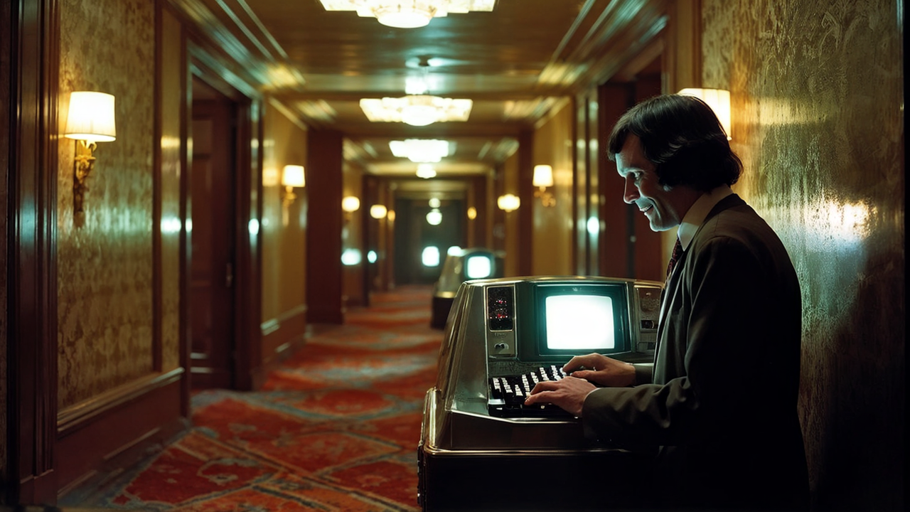 Iconic photography moment from "The Shining" movie by PATCHWORK INSIDE ...