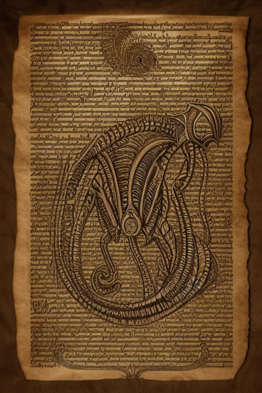 Alien writing by Oprahi Winifred - Playground