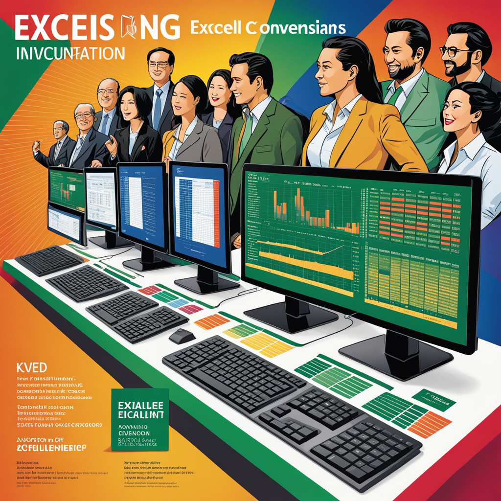 Poster design for an Excel enthusiasts's convention bustling... by ONO ...