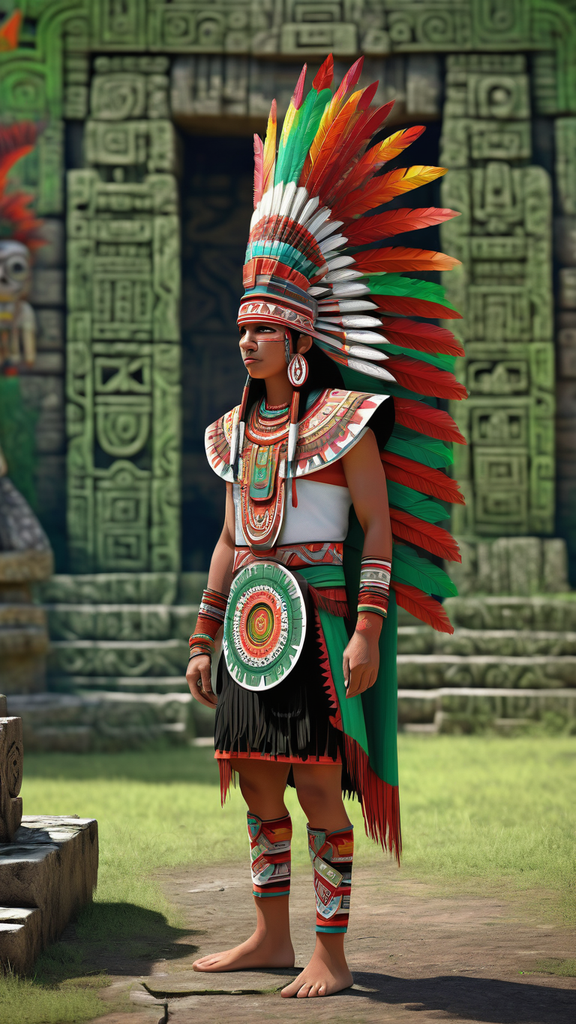 Three Aztec figures by Williams Alfaro - Playground