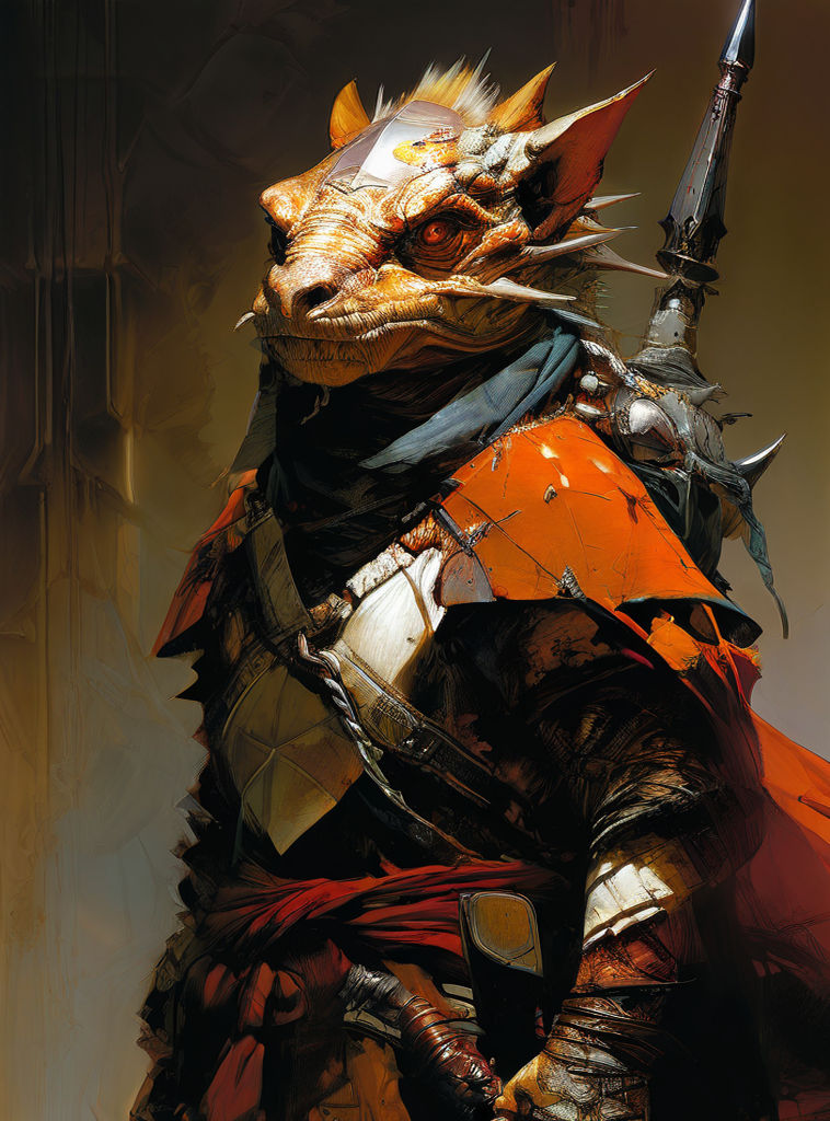 Strongest kobold warrior by Kazogh Champilune - Playground