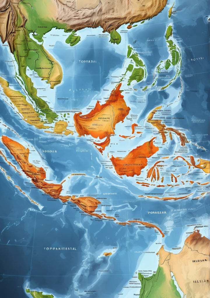 Indonesia map by Tiar Vety - Playground
