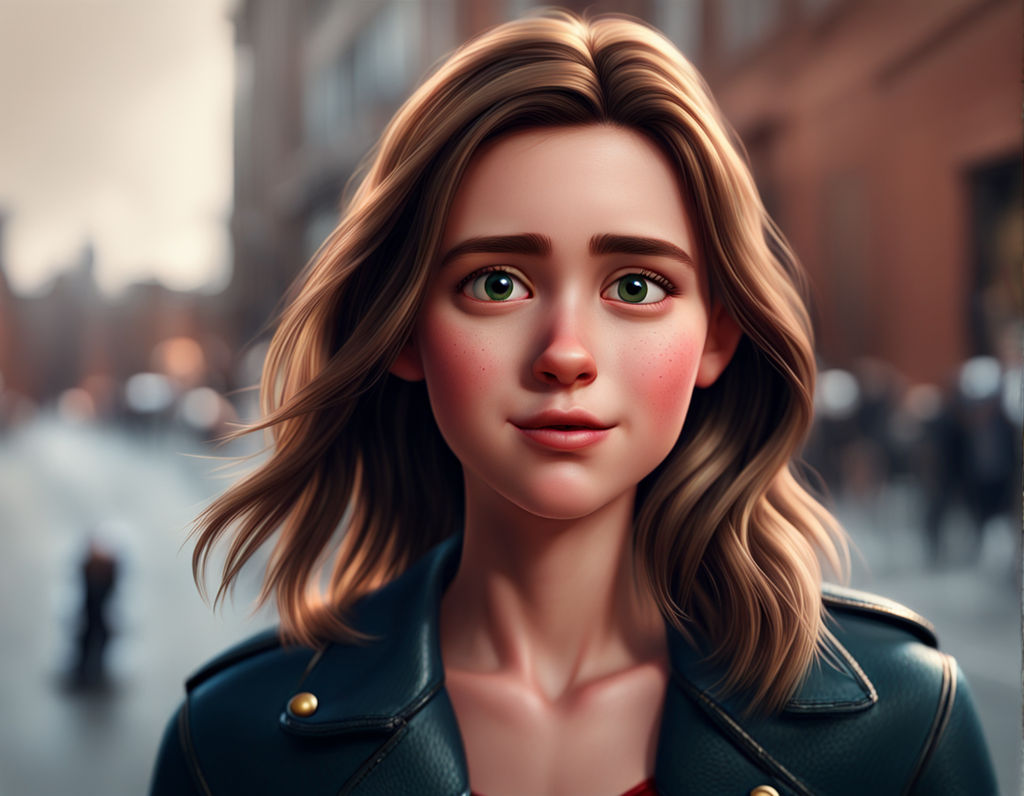 Pixar-style hyper-realistic cartoon by Leon Cuevas - Playground