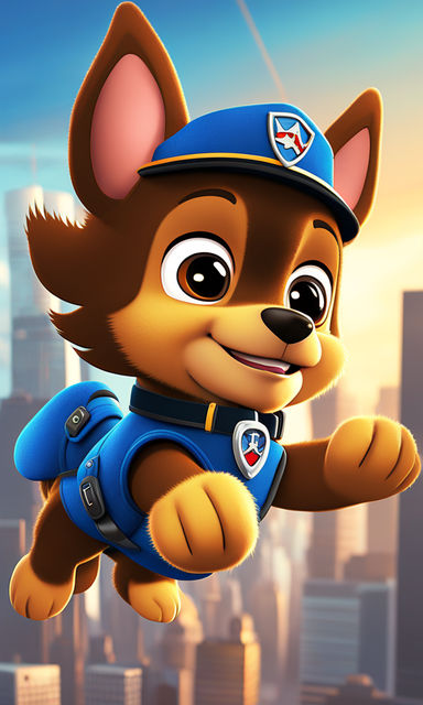Paw Patrol Spider-Pup cartoon by JANIA ALEXANDER - Playground