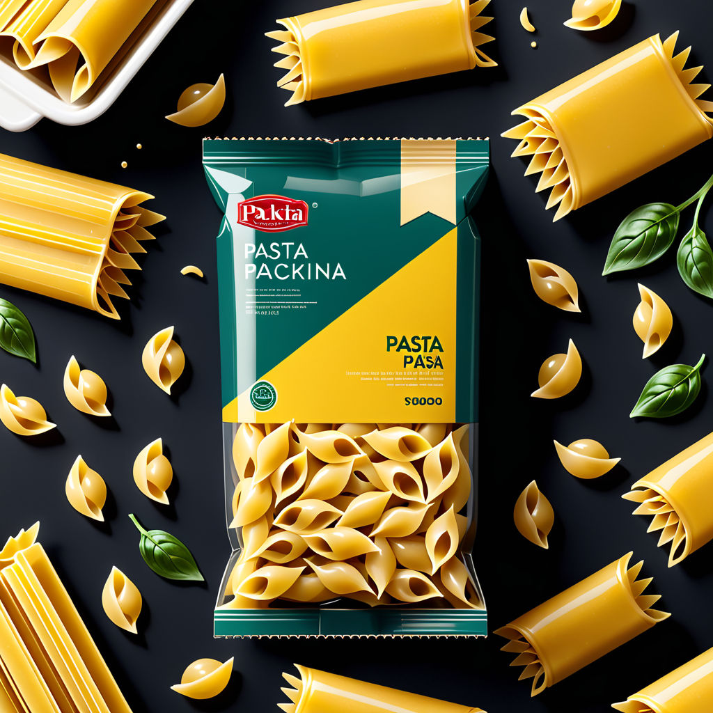 Pasta packing illustration by Hakan Çelebi - Playground