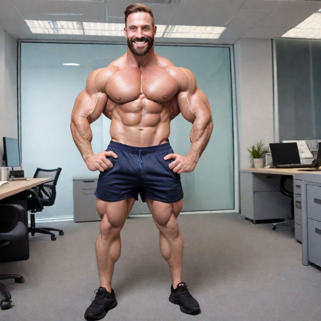 Handsome pumped massive 31yo greek pale skin bodybuilder smi... by ...