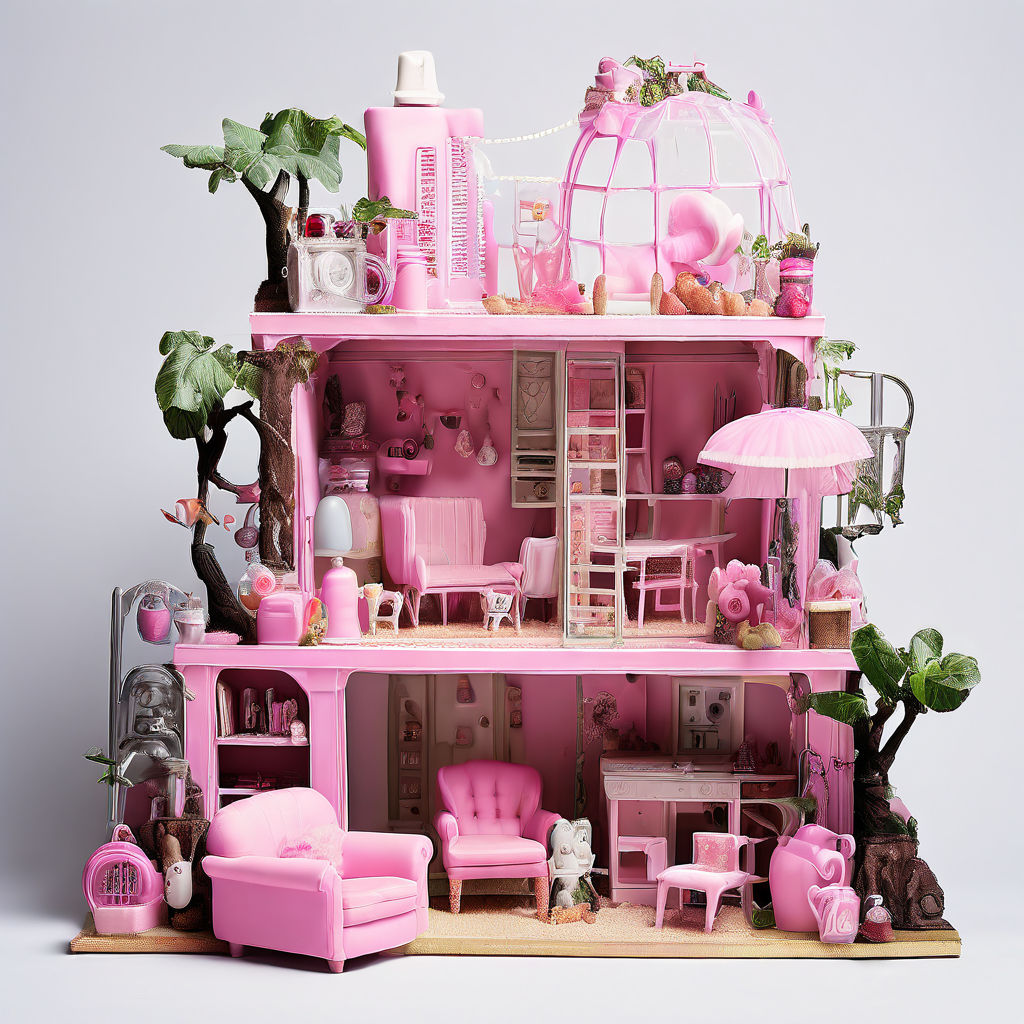 Draw an idea of reduse reuse recycle in a barbie dreamhouse ... by ...