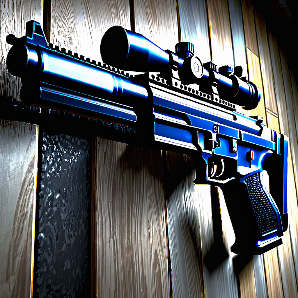 Make a design for a new tarkov gun make it look like it's st... by ...