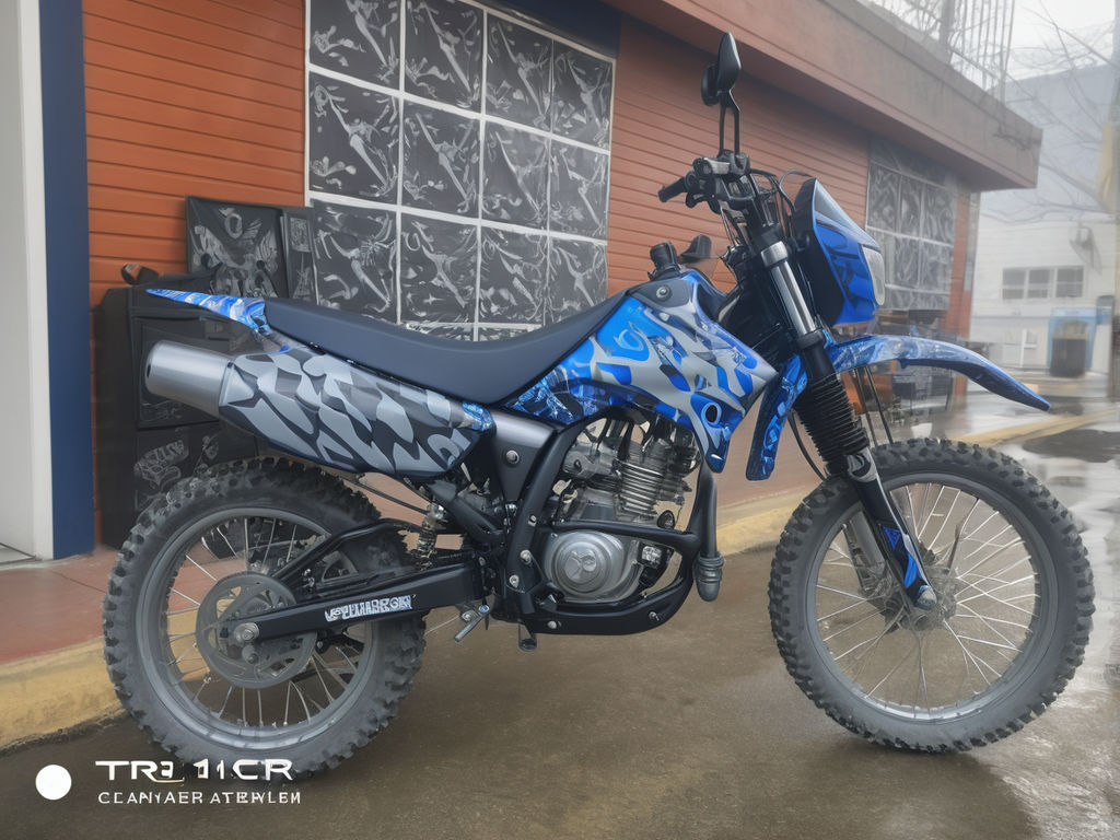 TTR 180 motorcycle reimagined with custom paint designs embr... by ...