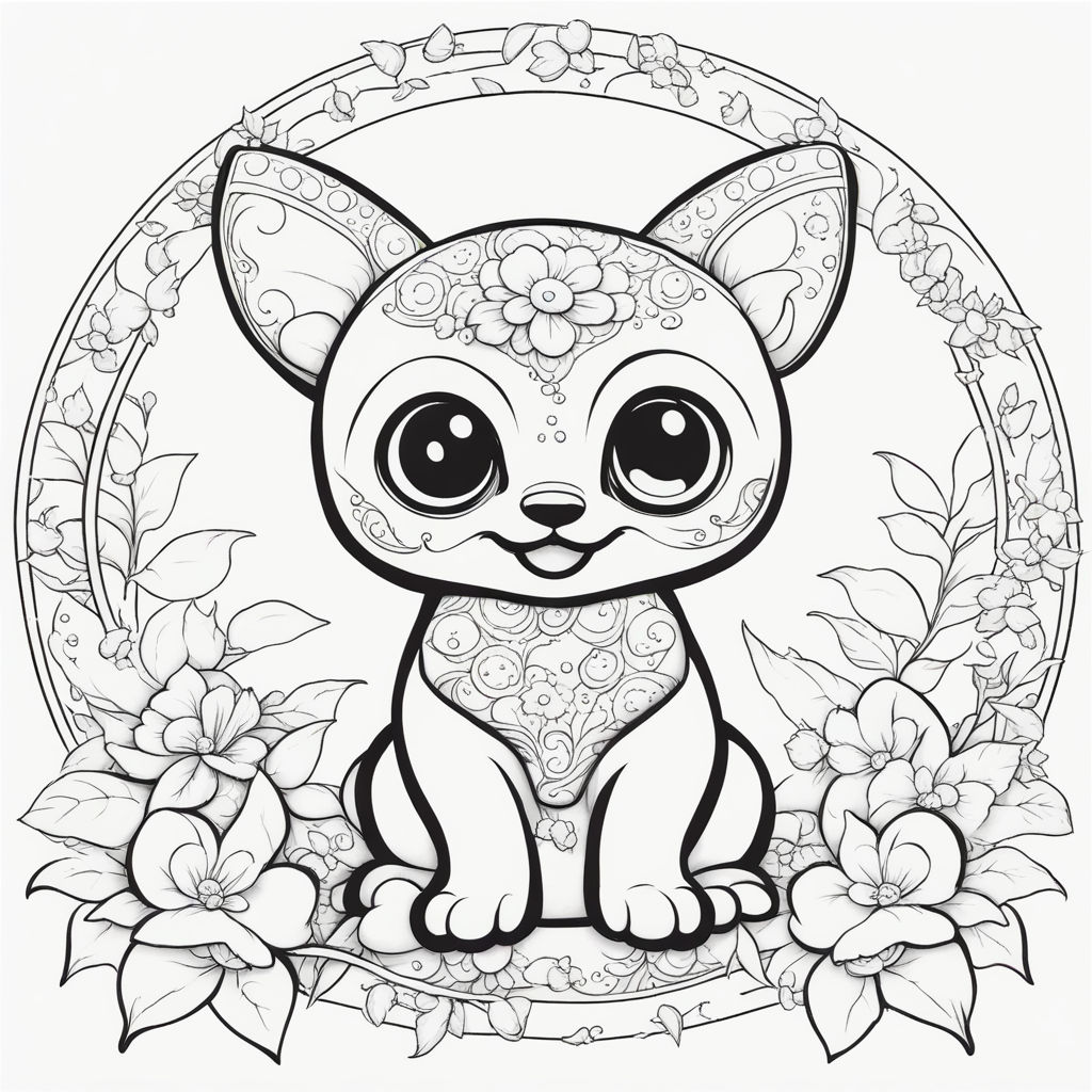 Cute baby xolotl coloring page for kids by sandra natali rave orozco ...