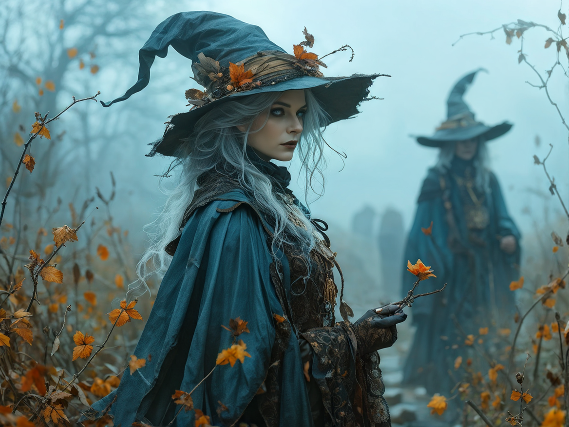 An elegant silver-haired witch by CLP Top knotch Mediocrity - Playground