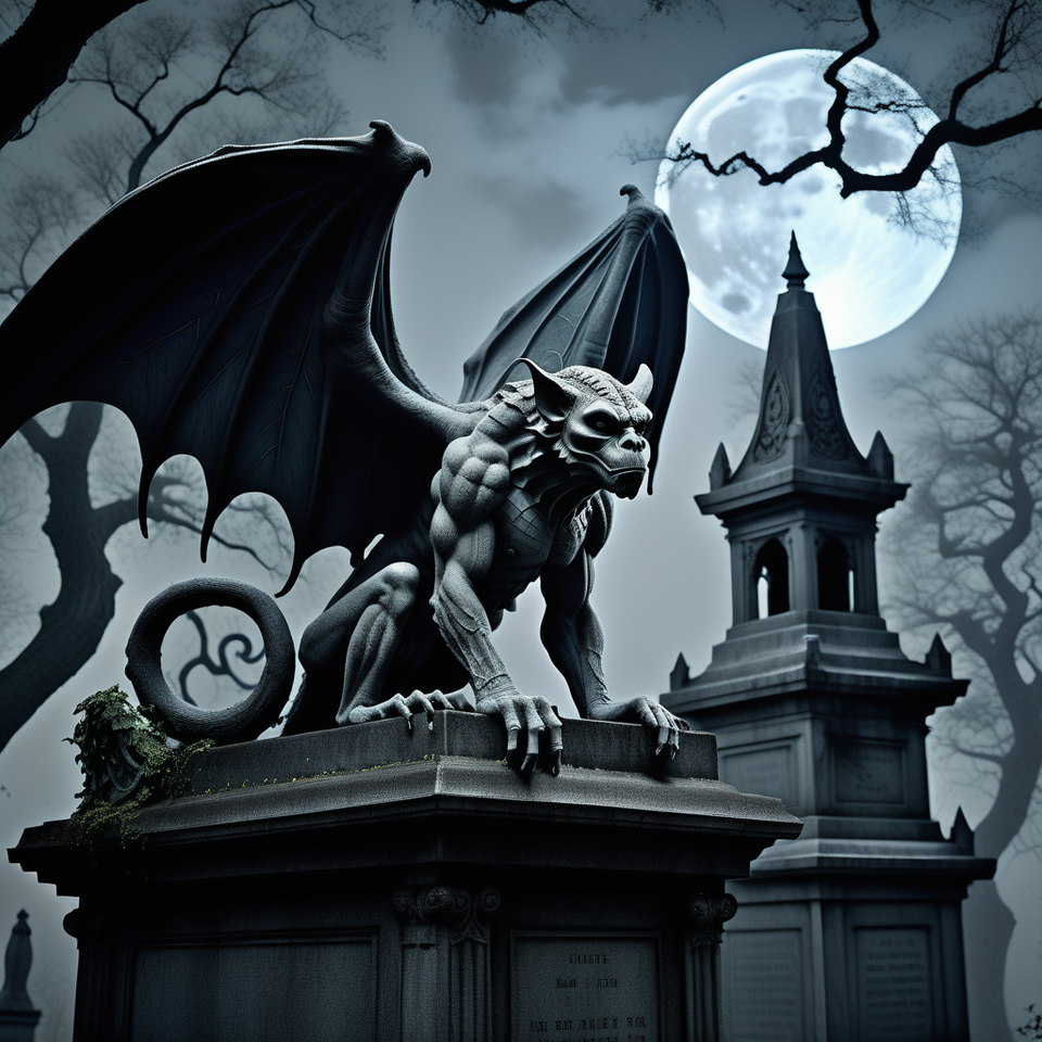 Realistic gargoyle by pedro valentino - Playground