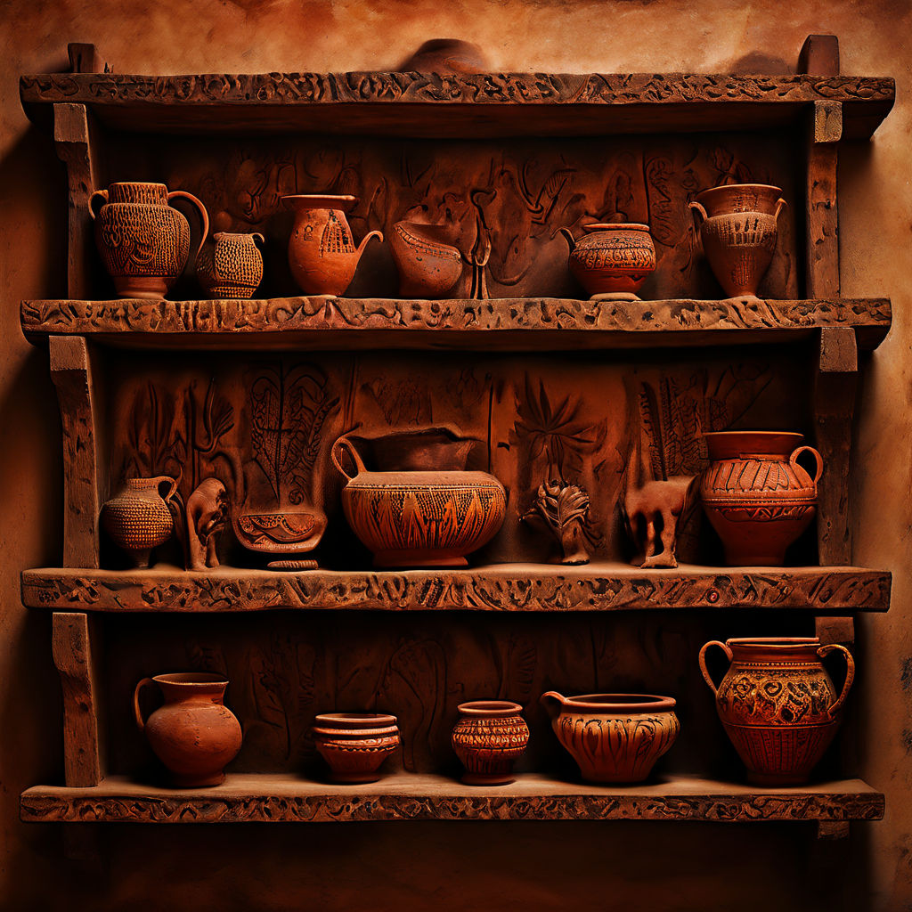 Ancient Harappan pottery by Tathagata Palit - Playground