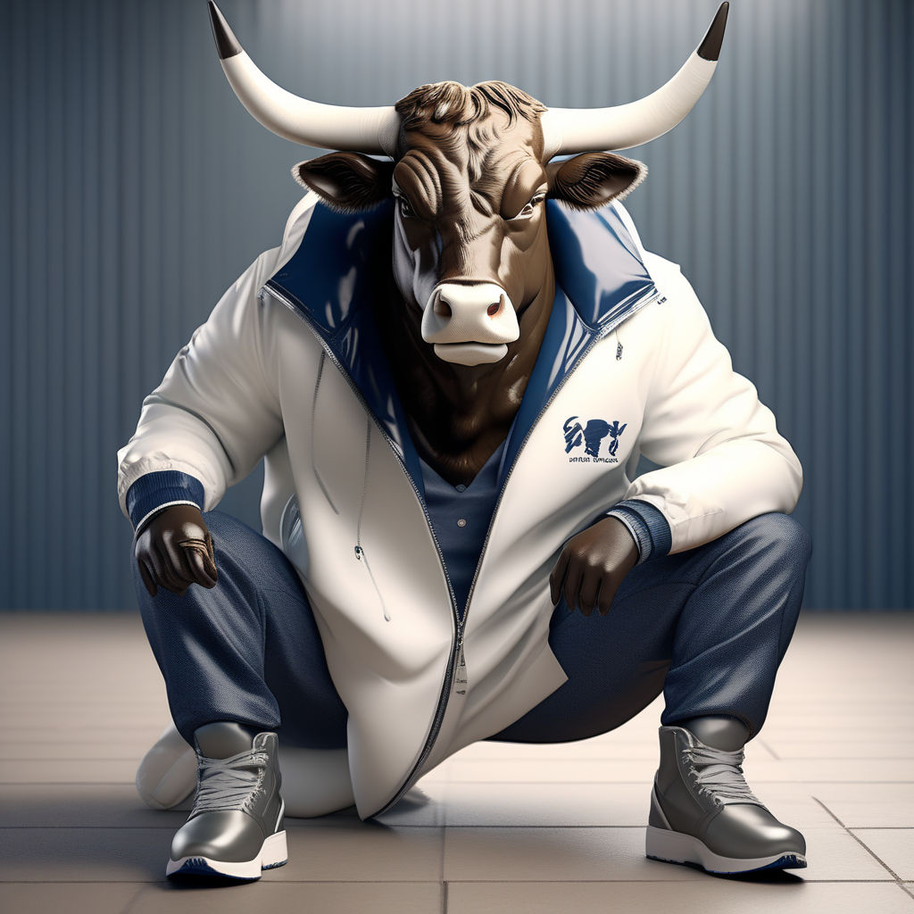 Generate a bull in human form by Michael Wild - Playground