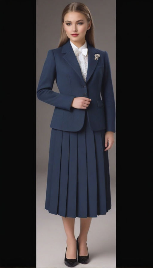 Very classic and strict Caucasian young christian girl. Long... by ...