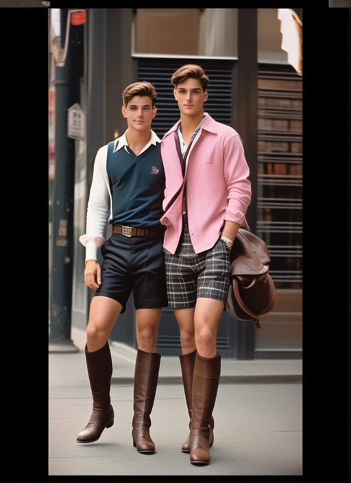 Handsome young men by Lars Vogel - Playground