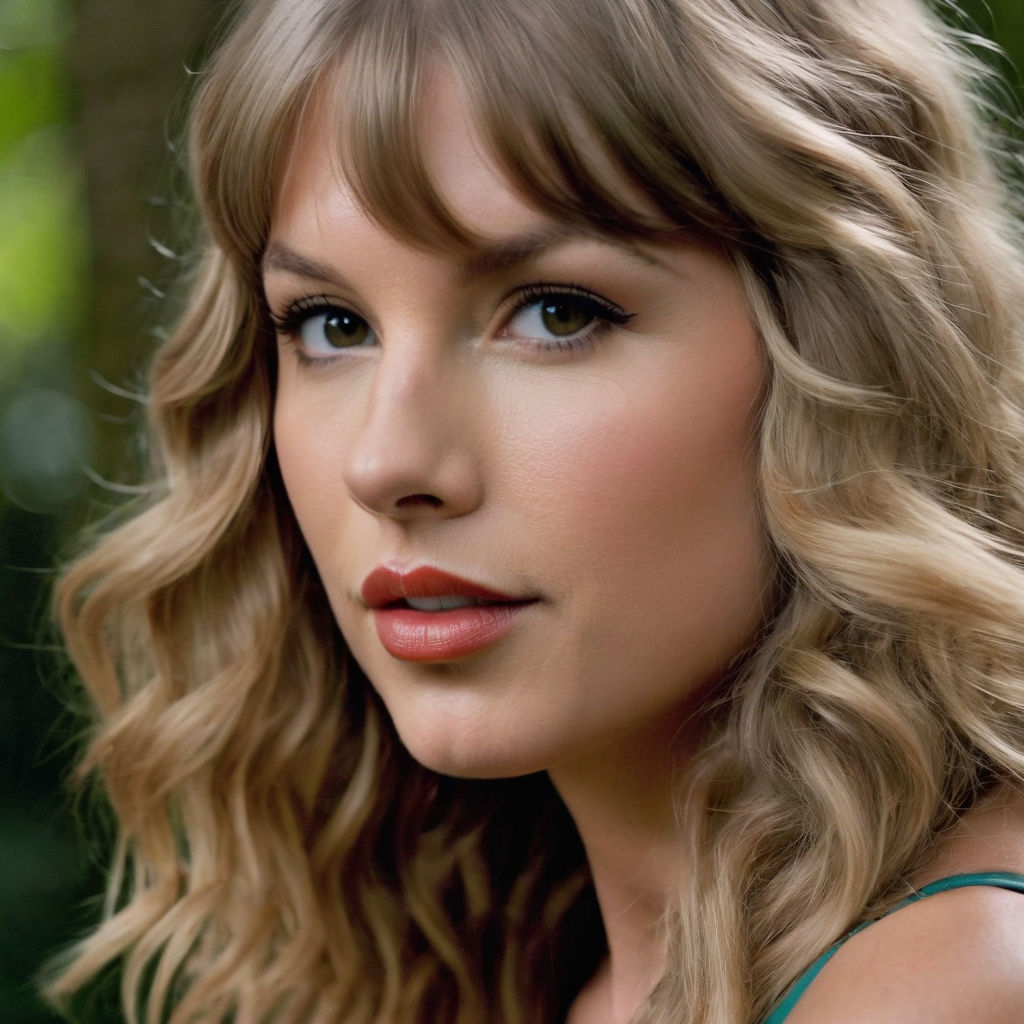 Profesional close-up portrait photography of Taylor swift by... by ...