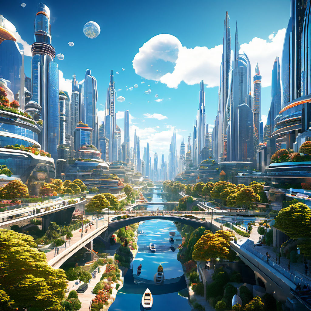Perspective of Future Happy City in the next 1000 years by Seth Sriv ...