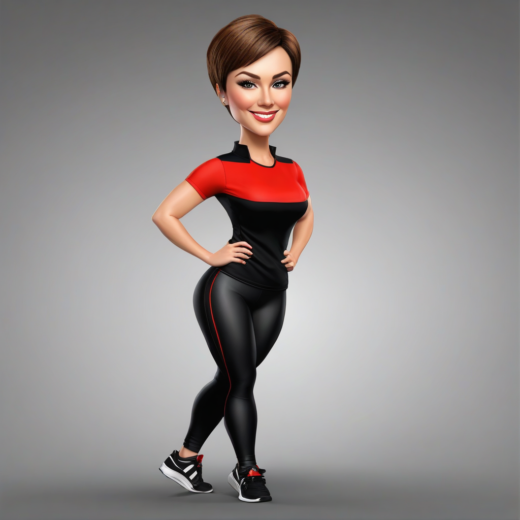 Full body caricature by Lana - Playground