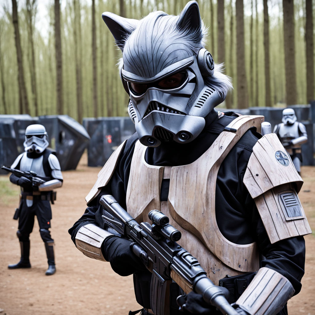 Star wars commender wolfie on paintball field by kenny joosten - Playground