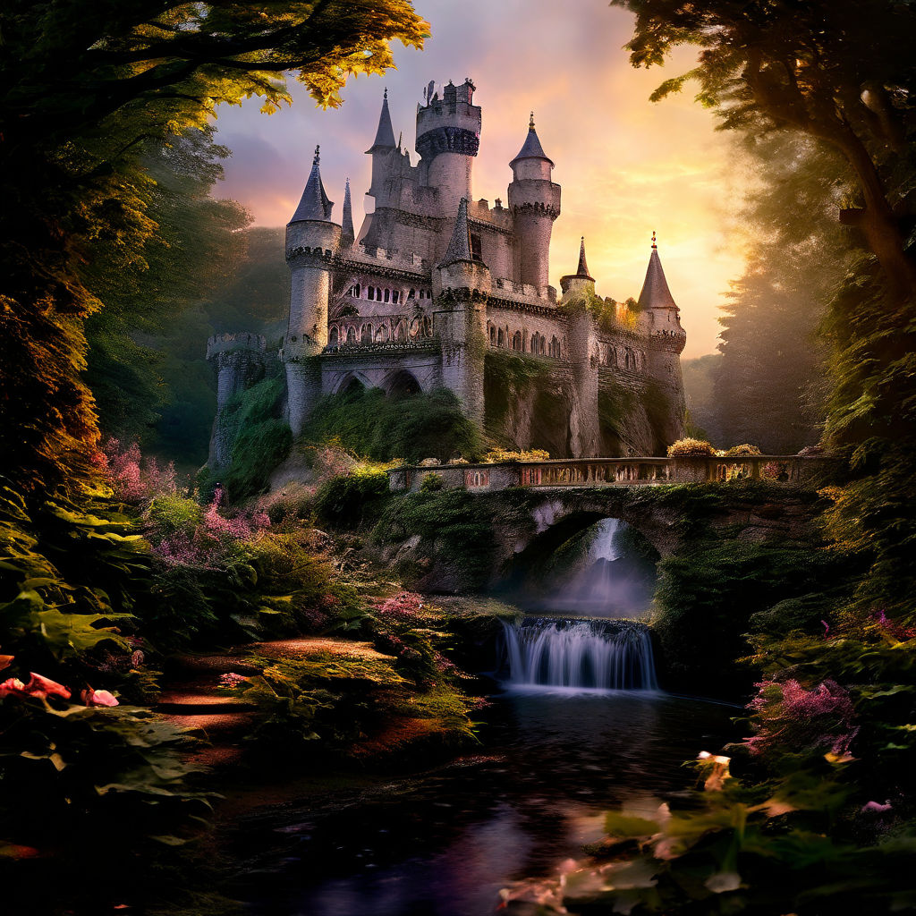 Mythical castle garden by Jillian Smith - Playground