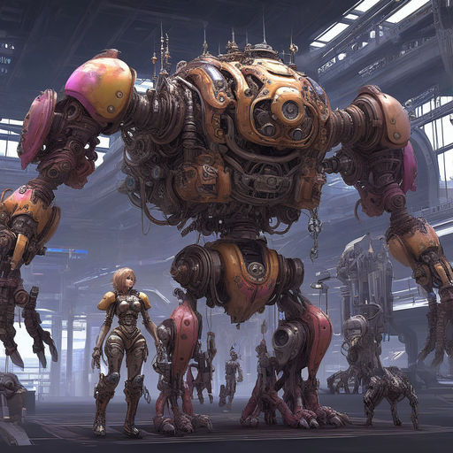 A mechanical humanoids by AI_guj - Playground