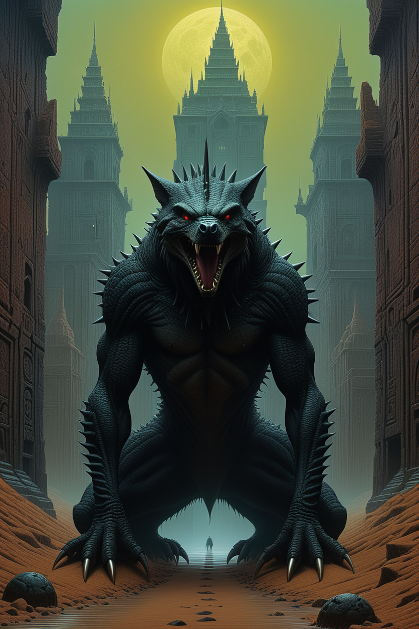 The Chilling Chupacabra in Zdzisław Beksiński and Peter Gri... by ...