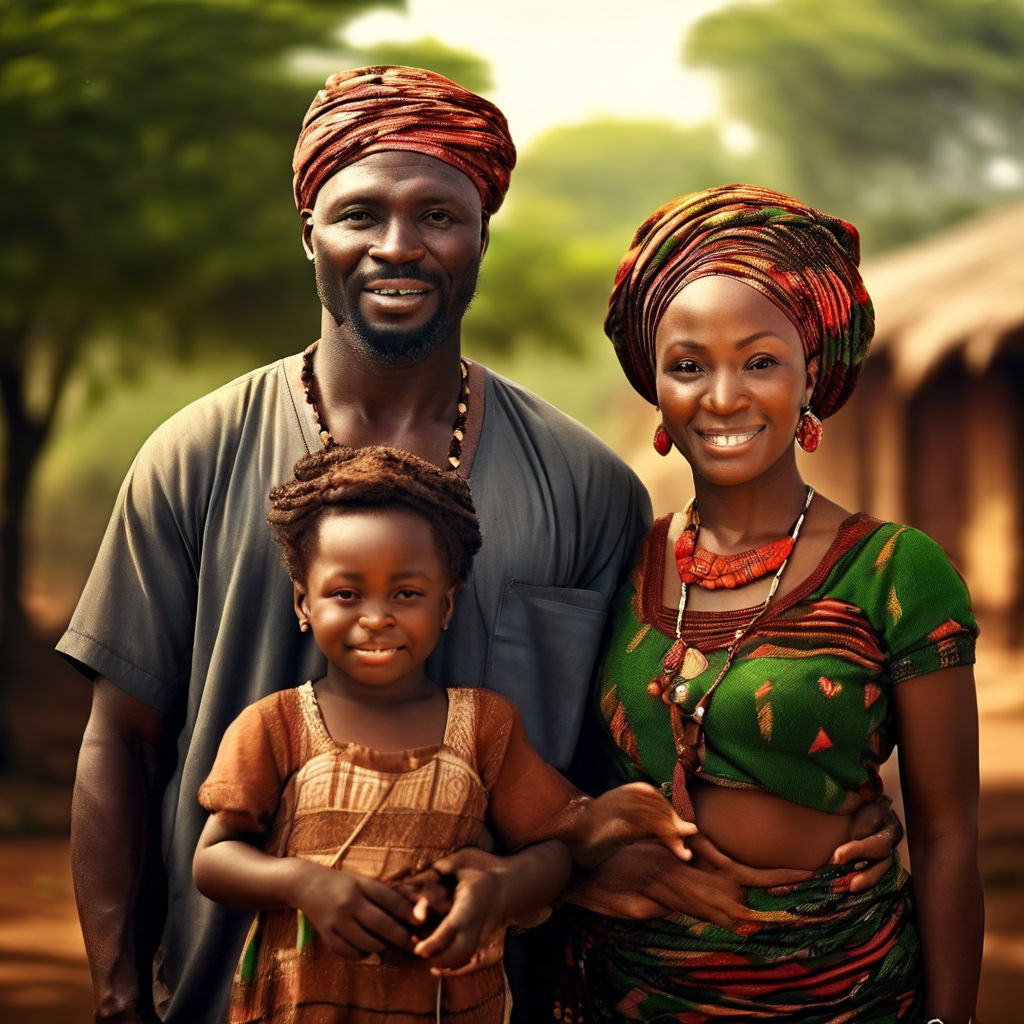 Create an image of beautiful black african parents ( Father ... by ...