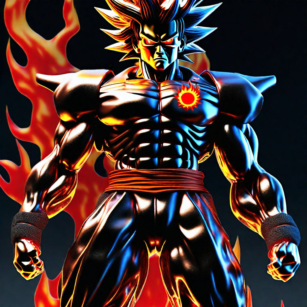 Terminator T-800 turned into Son Goku by Diego Suarez - Playground