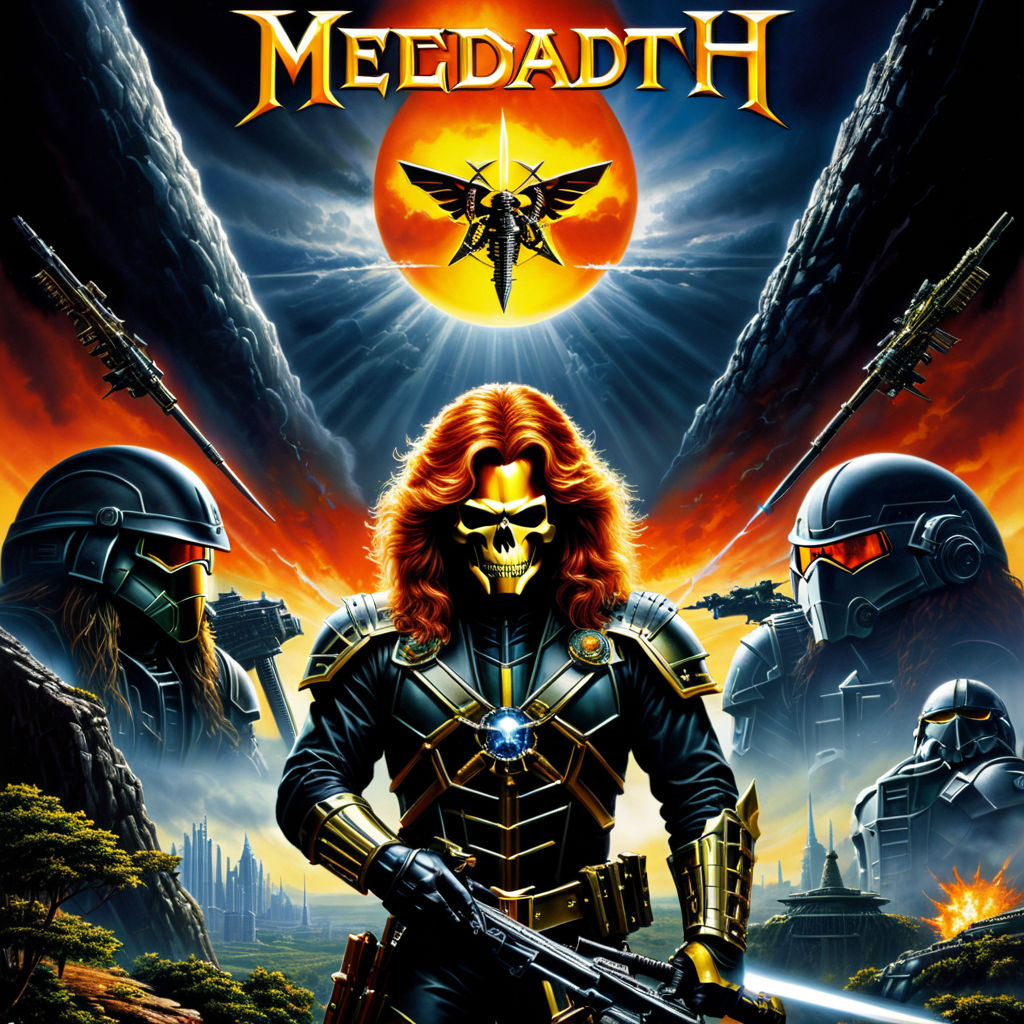 Megadeth poster by Marvin Ludovic Ibrahima Salah OLIVEIRA - Playground