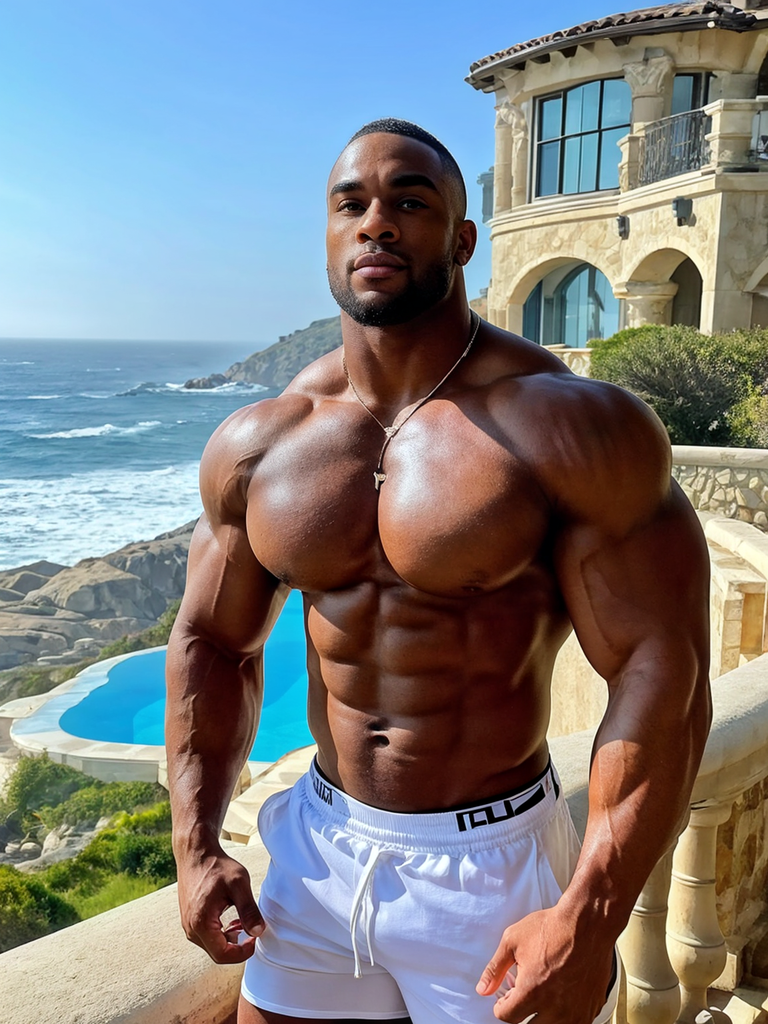 A super-heavyweight light-skin biracial Black male bodybuild... by ...