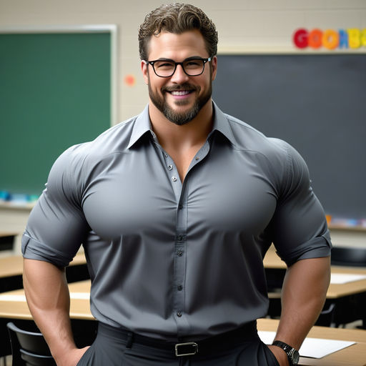 Realistic very big muscular young white man by Dayanne von Beaumont ...