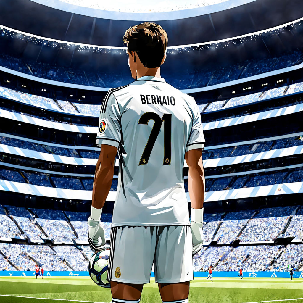 Illustration of Real Madrid player by Tony Nazario - Playground