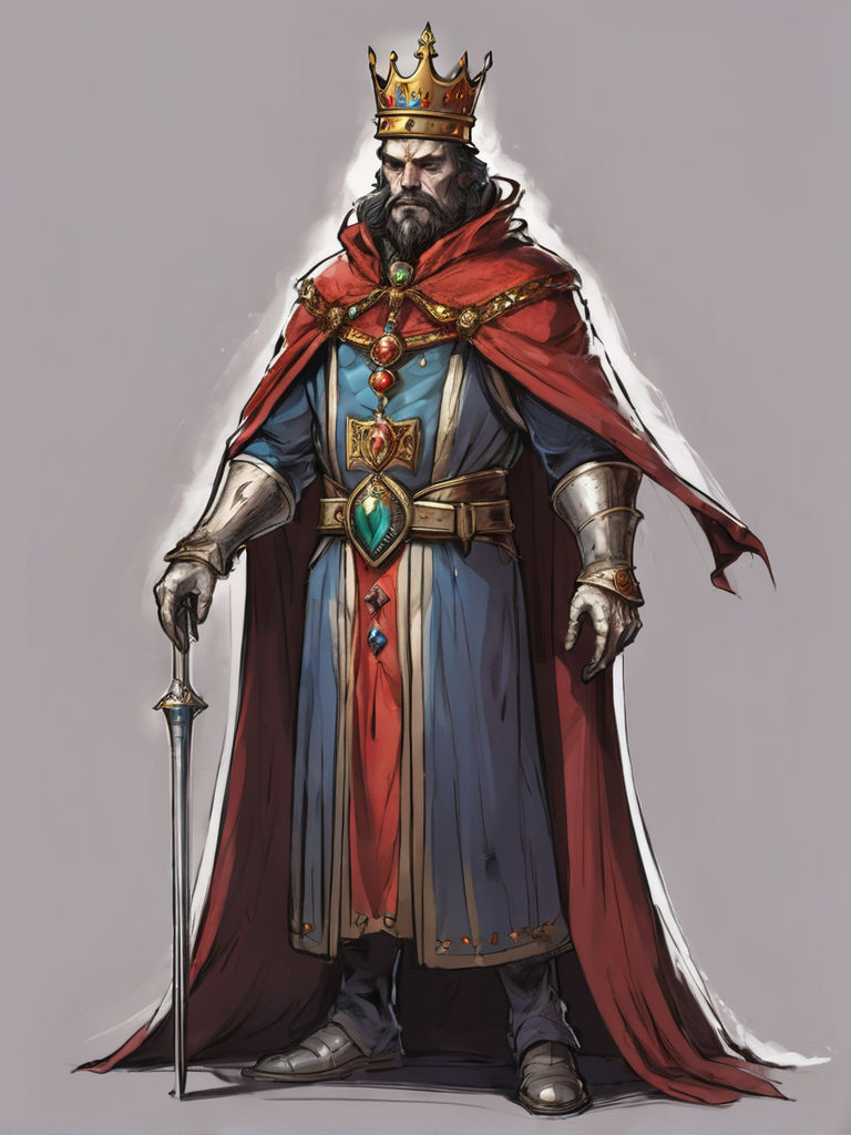 Somber evil king by Bruno Dias - Playground