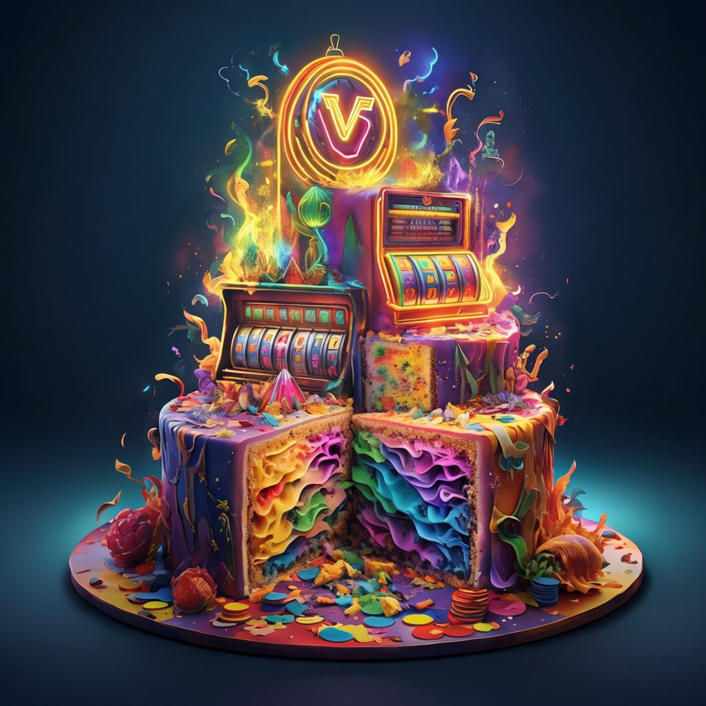 A stunning and surreal cake display that captures the essenc... by VS ...