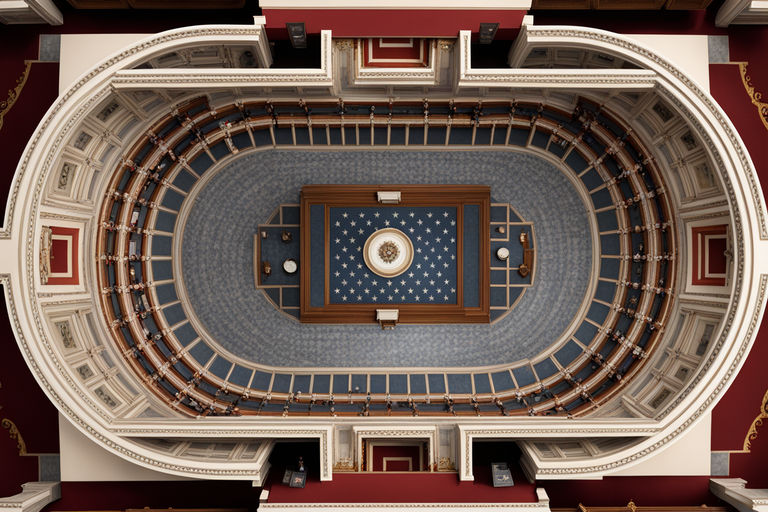 Top view of U.S. Capitol building architecture diagram by binod ...
